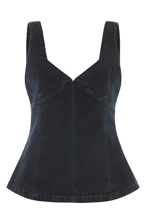ALIGNE Sweetheart Neck Denim Tank
