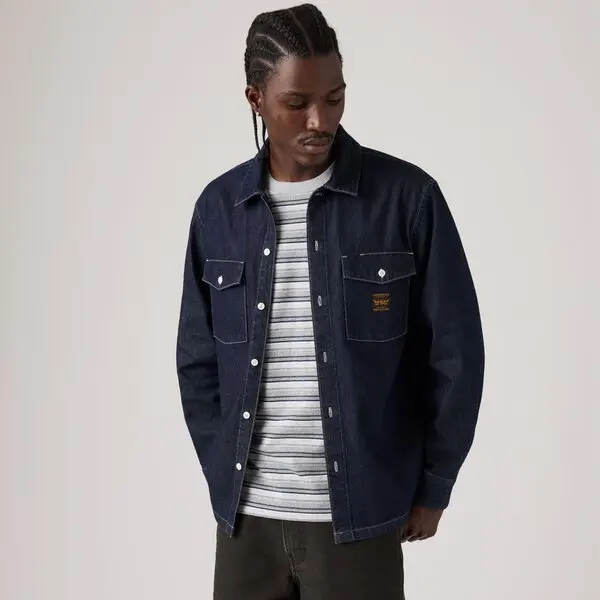 LEVI'S Relaxed Long-sleeve Denim Worker Shirt