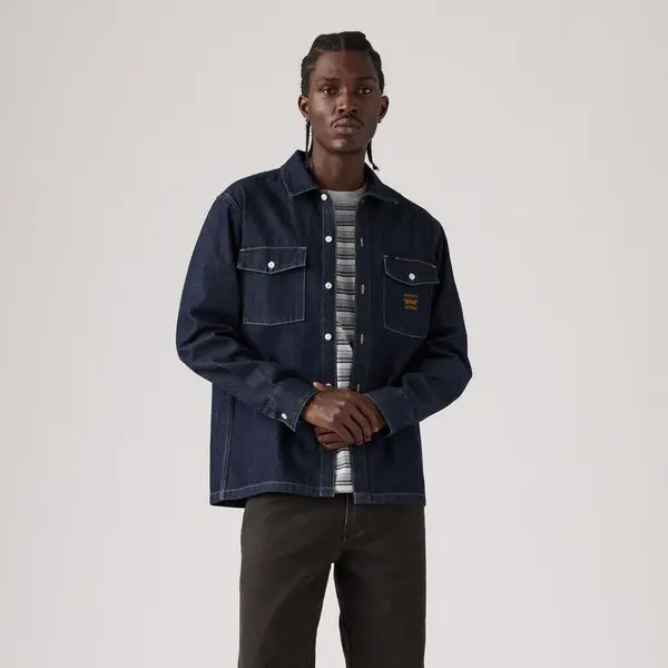 LEVI'S Relaxed Long-sleeve Denim Worker Shirt