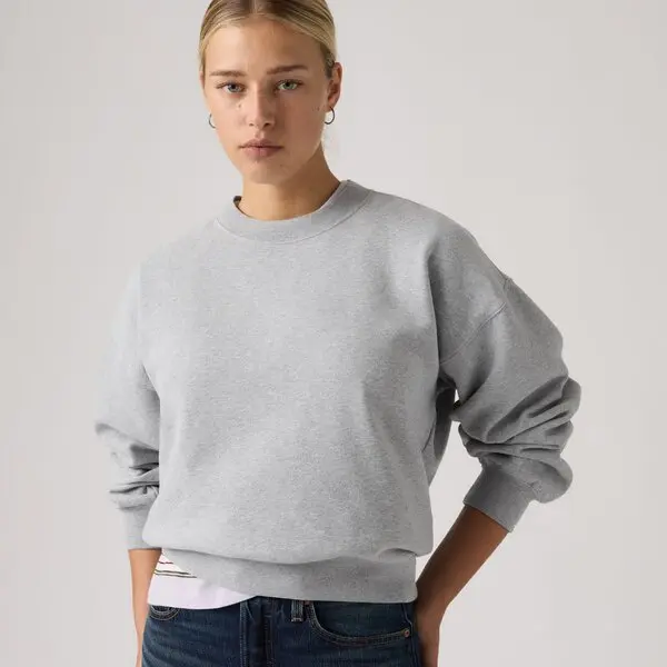 LEVI'S Vintage Boxy Sweatshirt - Silver Heather Gray