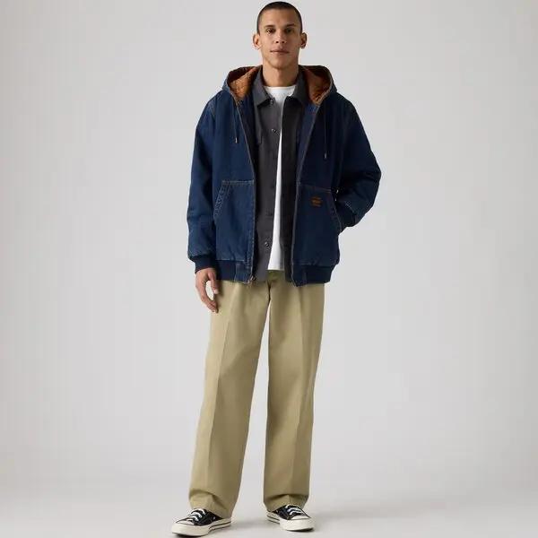 LEVI'S Loose Pleated Work Chino Pants
