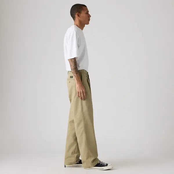 LEVI'S Loose Pleated Work Chino Pants