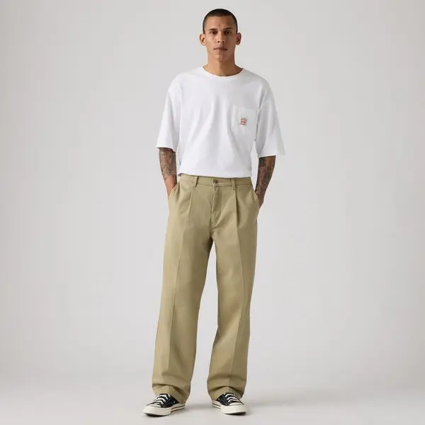 LEVI'S Loose Pleated Work Chino Pants