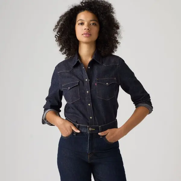 LEVI'S Heritage Western Denim Button Down Shirt