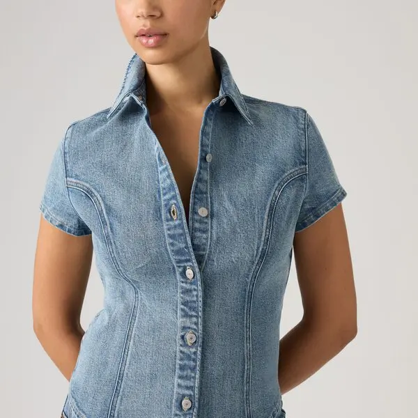 LEVI'S Short-sleeve Shaped Denim Shirt