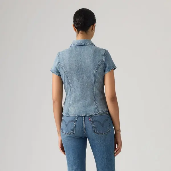 LEVI'S Short-sleeve Shaped Denim Shirt