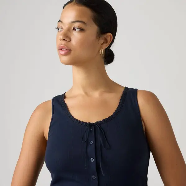 LEVI'S Dry Goods Pointelle Lace Tank