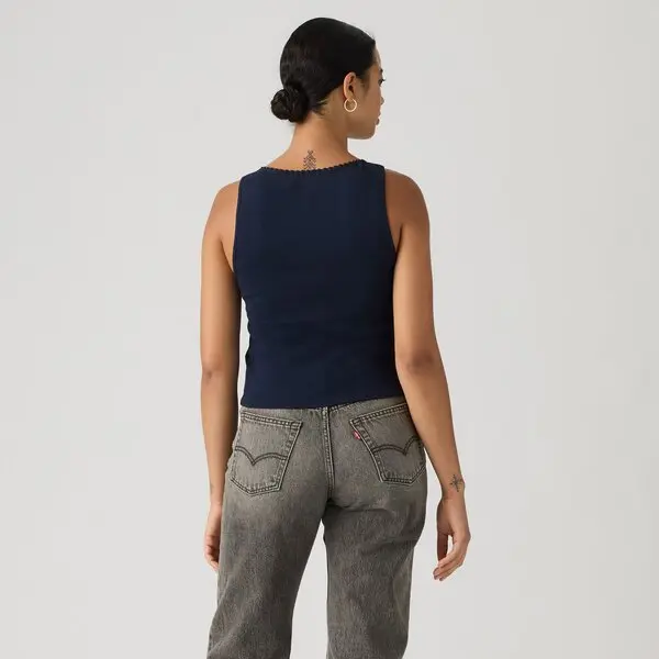 LEVI'S Dry Goods Pointelle Lace Tank