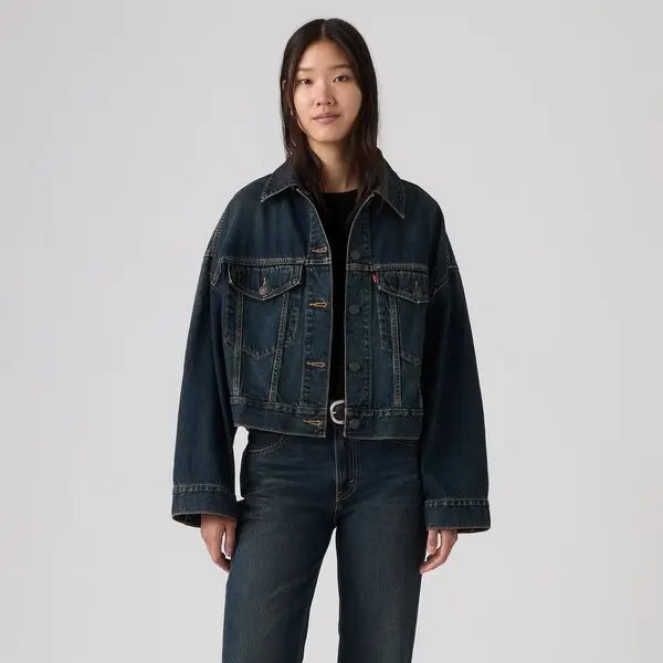 LEVI'S Loose Cropped Trucker Jacket