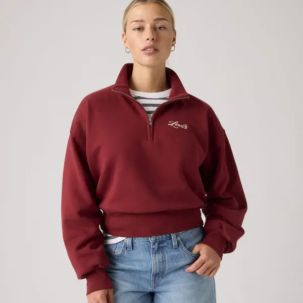 LEVI'S Graphic Vintage '80s Quarter-zip Sweatshirt