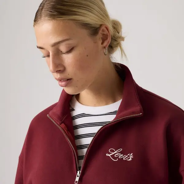LEVI'S Graphic Vintage '80s Quarter-zip Sweatshirt