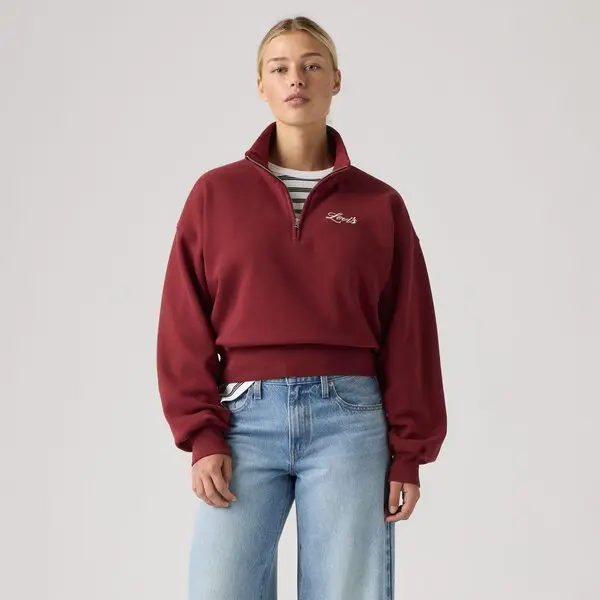 LEVI'S Graphic Vintage '80s Quarter-zip Sweatshirt