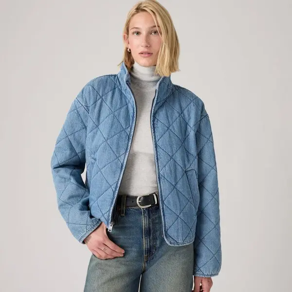 LEVI'S Diamond Quilted Cotton Jacket