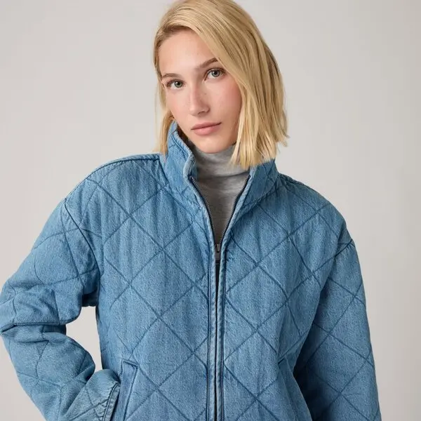 LEVI'S Diamond Quilted Cotton Jacket