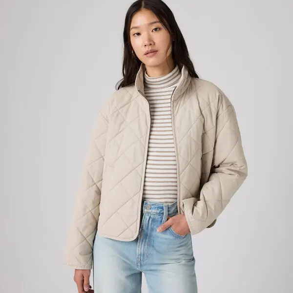 LEVI'S Diamond Quilted Cotton Jacket