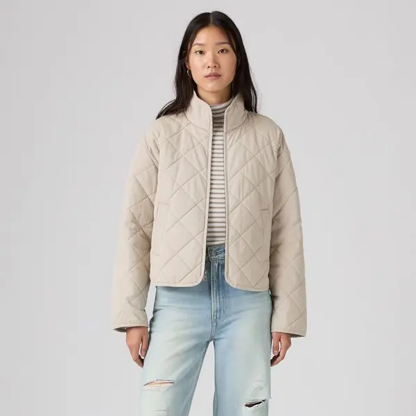 LEVI'S Diamond Quilted Cotton Jacket
