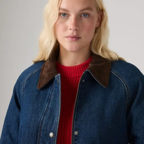 LEVI'S Midweight Barn Jacket With Snap Closure