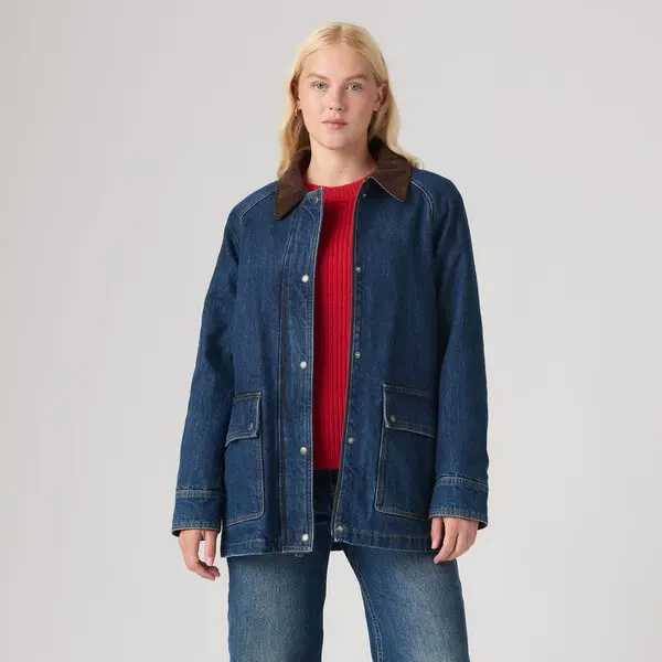 LEVI'S Midweight Barn Jacket With Snap Closure