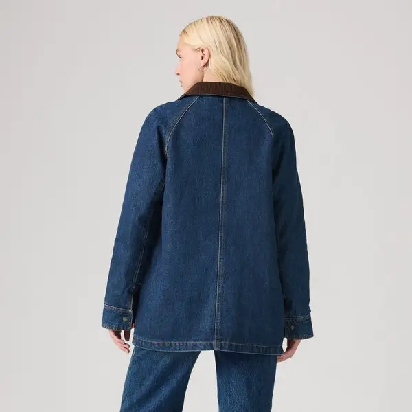 LEVI'S Midweight Barn Jacket With Snap Closure