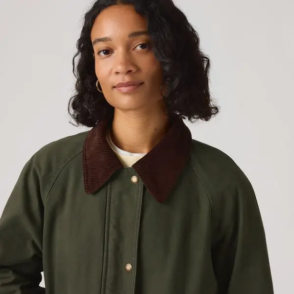 LEVI'S Midweight Barn Jacket With Snap Closure