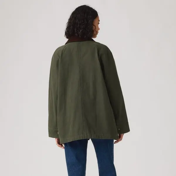 LEVI'S Midweight Barn Jacket With Snap Closure