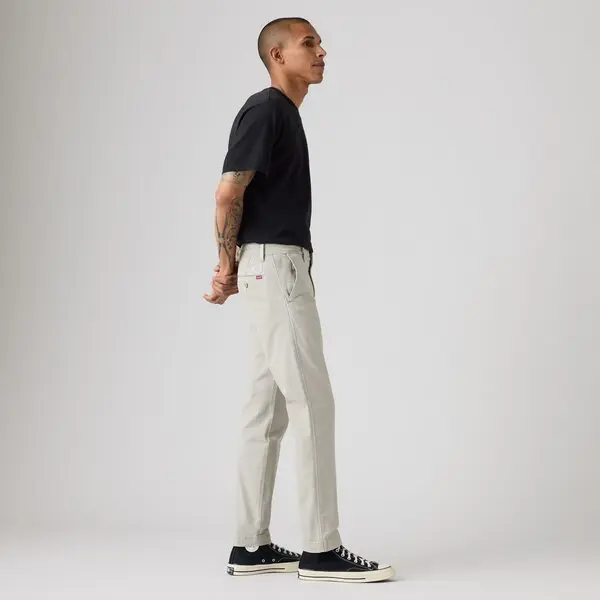 LEVI'S Xx Chino Standard Taper Garment Dye Pants - Ghost Gray Shady Garment Dye