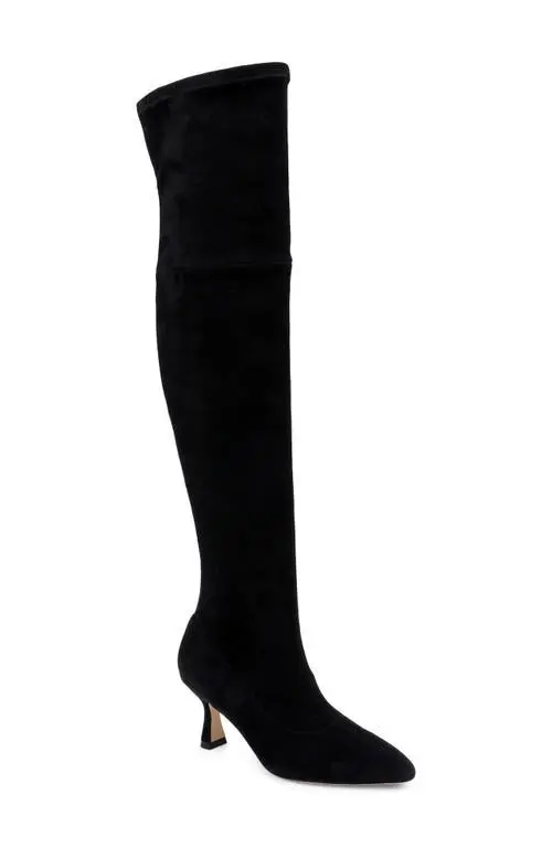 L'Agence Cortland Tall Boot - Black Stretch