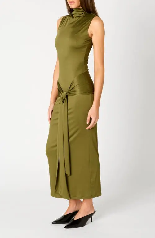 NIA Victoria Tie Front Maxi Dress