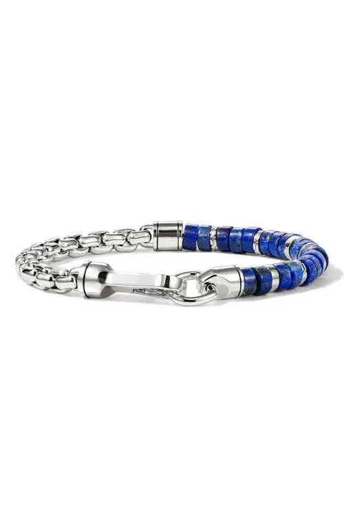 John Hardy Heishi Sterling Silver And Bracelet - Lapis Lazuli
