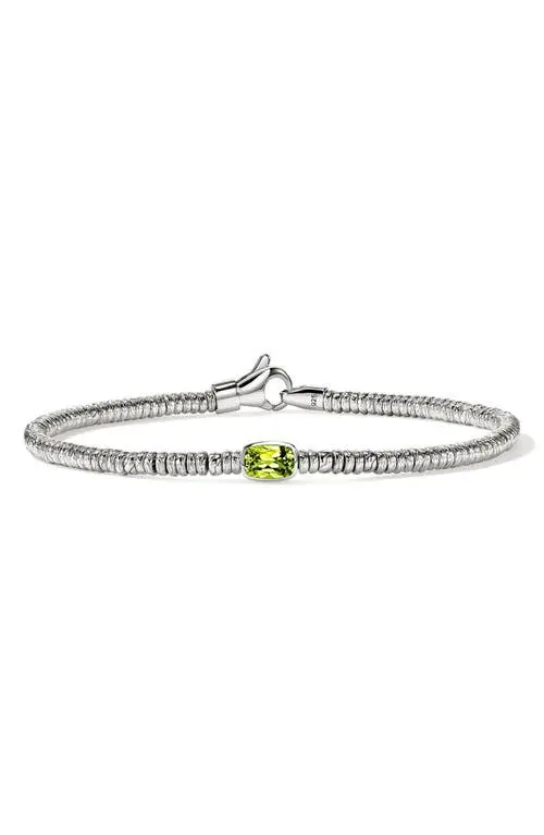 John Hardy Heishi Bracelet With Gemstone - Peridot