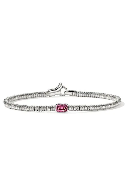 John Hardy Heishi Bracelet With Gemstone - Rhodalite