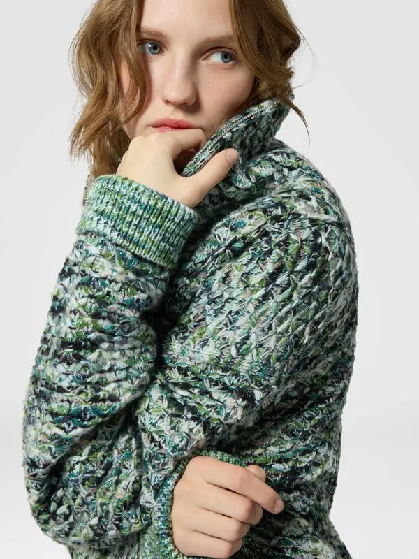 Missoni Oversized Full-zip Cardigan With 3d Construction