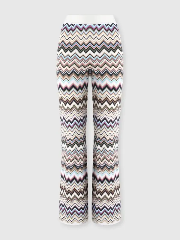 Missoni Chevron Zigzag Pattern Trousers