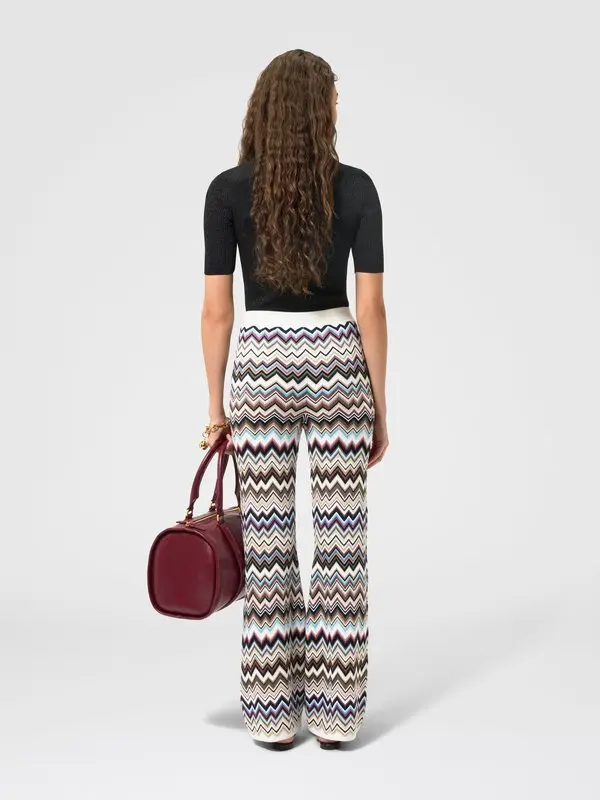 Missoni Chevron Zigzag Pattern Trousers