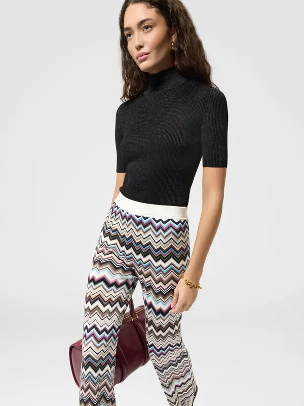 Missoni Chevron Zigzag Pattern Trousers