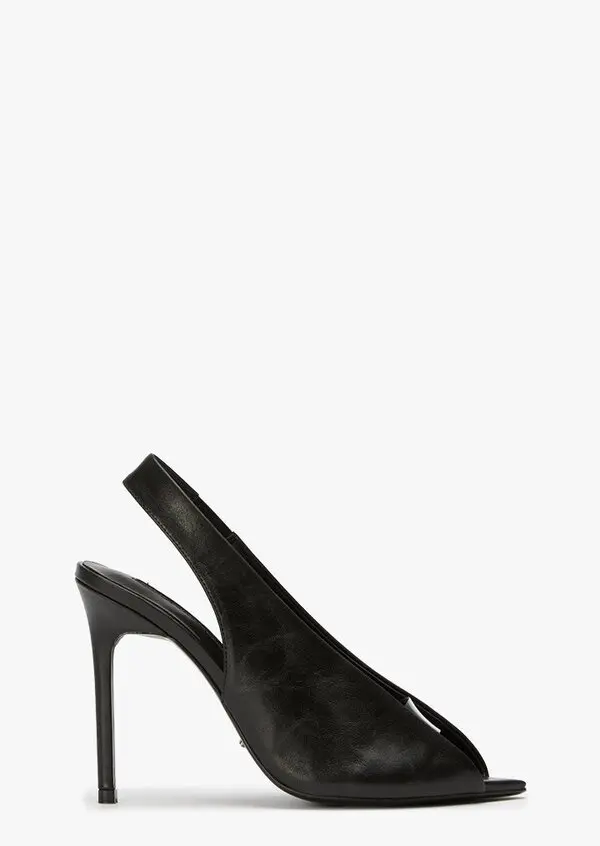 TONY BIANCO Mixa Slingback Heel - Black Vintage