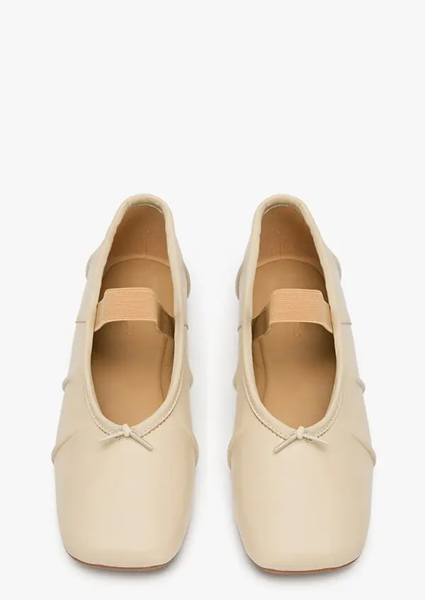 TONY BIANCO Ballet Flats - Vanilla Nappa