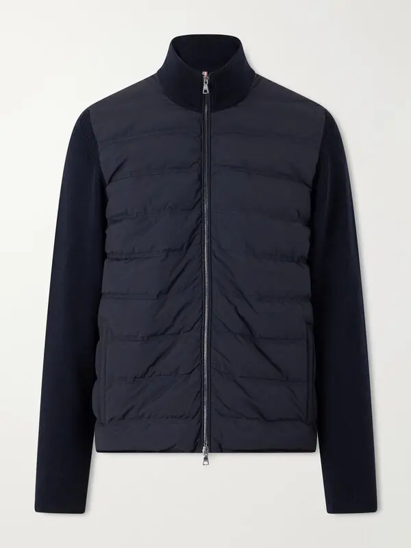 Orlebar Brown Quilted Shell And Merino Wool Down Jacket