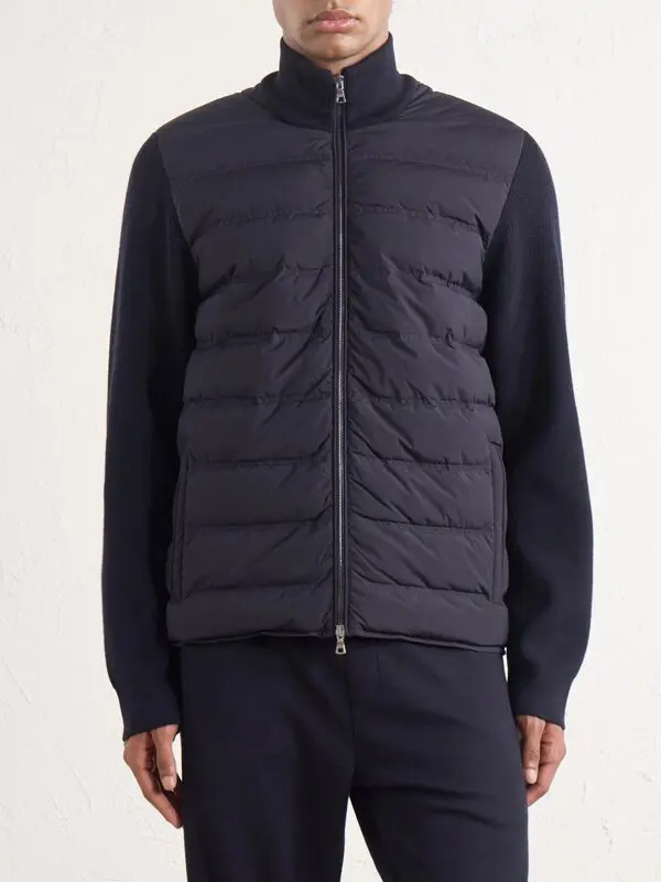 Orlebar Brown Quilted Shell And Merino Wool Down Jacket