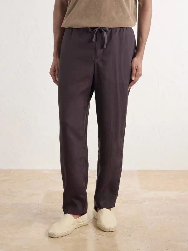 Orlebar Brown Alex Straight-leg Linen Trousers