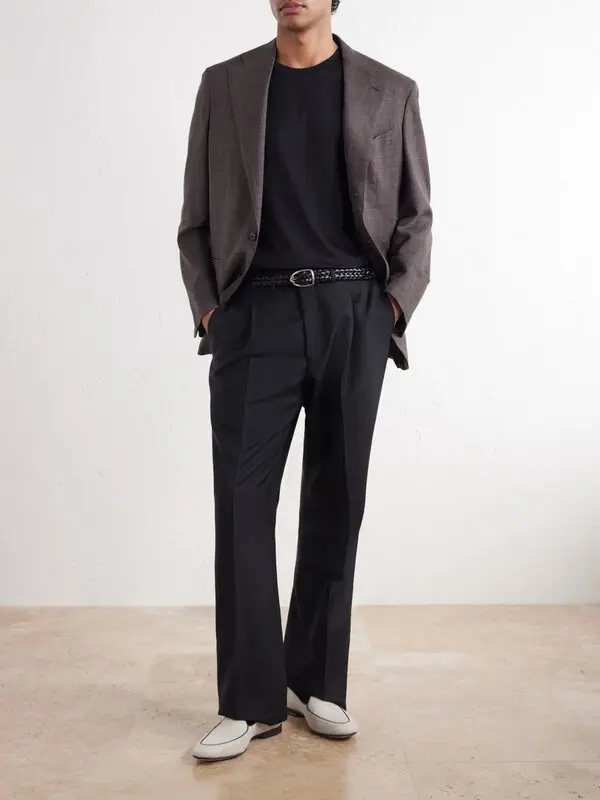 Ralph Lauren Purple Label Cotton-jersey T-shirt - Black