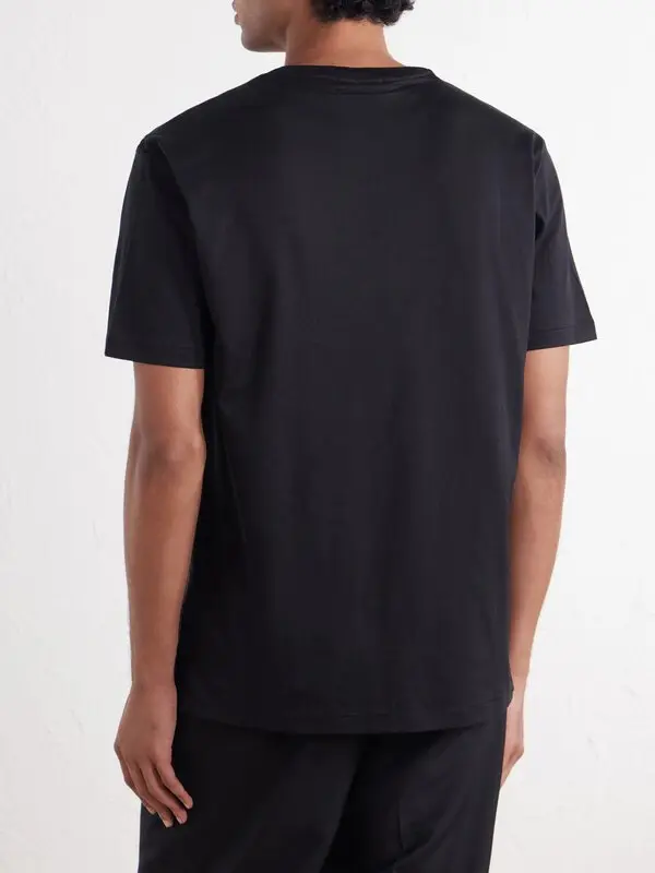Ralph Lauren Purple Label Cotton-jersey T-shirt - Black