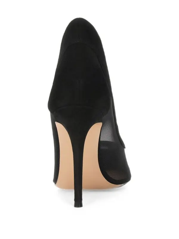 GIANVITO ROSSI Suede And Mesh Pumps