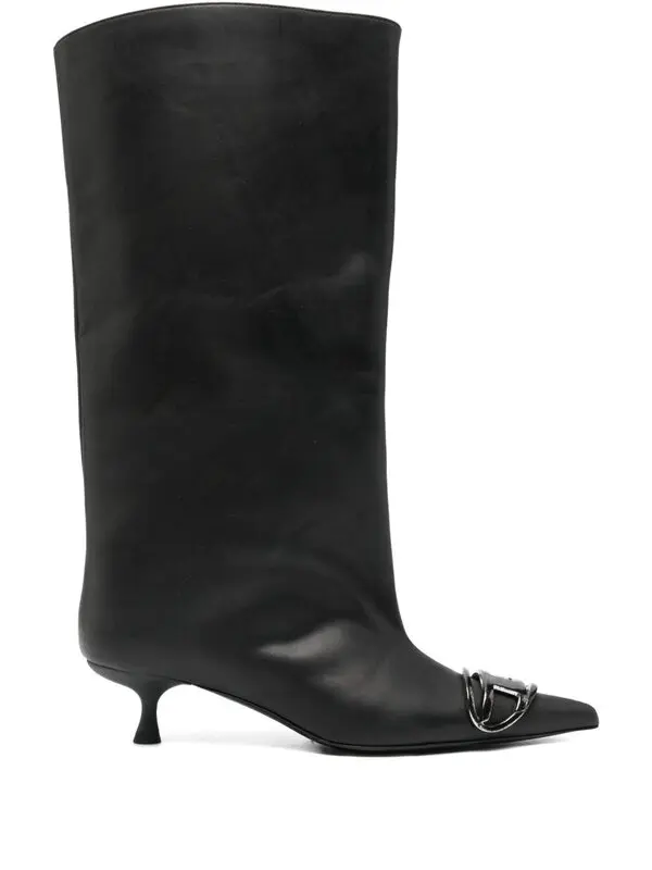 DIESEL® Venus Leather Boots - Black