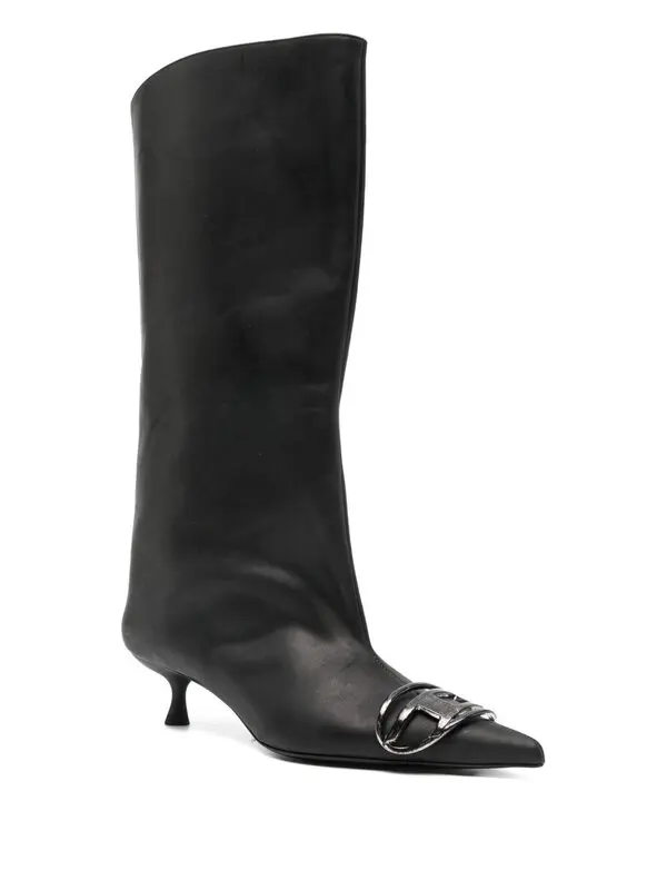 DIESEL® Venus Leather Boots - Black