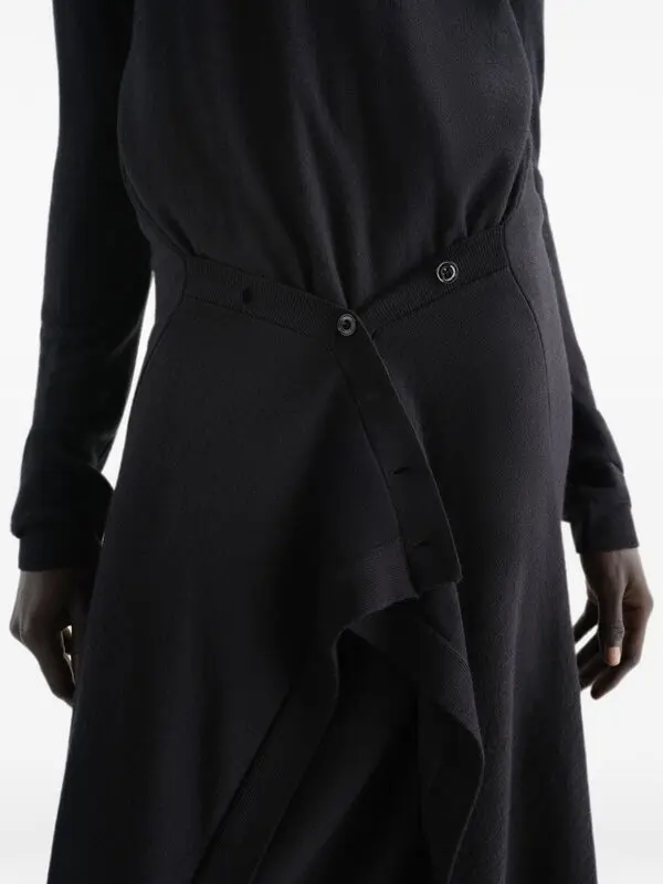 LEMAIRE Wool Blend Long Dress