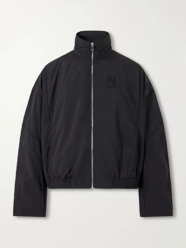 NAHMIAS Logo-embroidered Shell Jacket