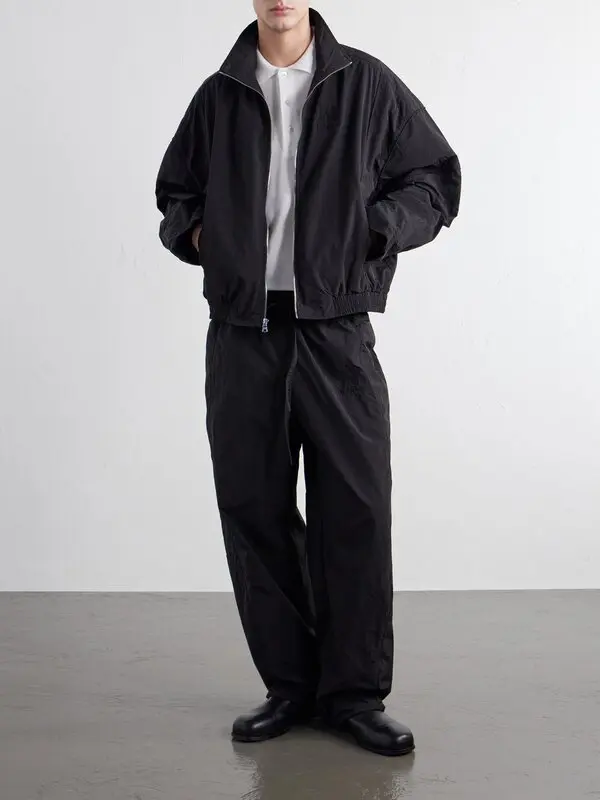 NAHMIAS Logo-embroidered Shell Jacket