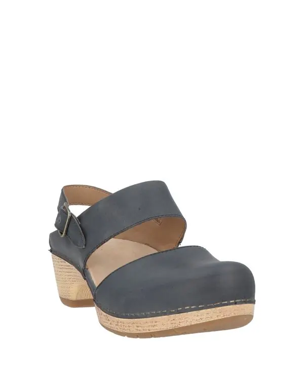 Dansko Mules & Clogs Charcoal Size Leather
