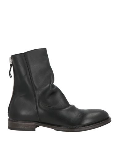 Moma Dark Calfskin Ankle Boots - Black